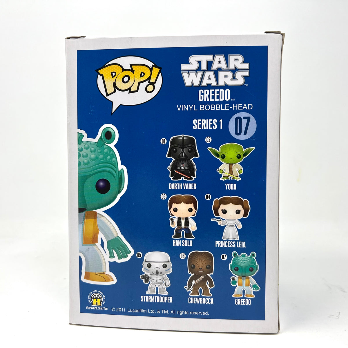 Greedo, Blue Box - Large Font (1st Release), #07, (Condition 8/10 ...