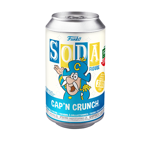Funko Vinyl SODA: Cap'n Crunch, Funko Shop Exclusive, Common, Unsealed ...