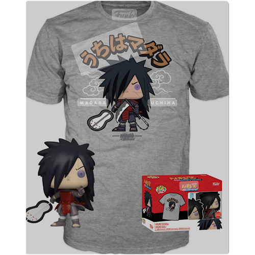Madara With Weapons Pop and L Tee, Game Stop Exclusive, (Condition 8/1 ...