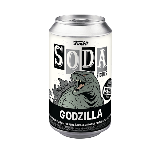 Vinyl SODA: Godzilla- Godzilla with Chance at Glow Chase, Sealed Can ...