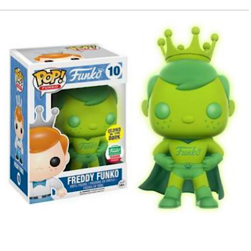 Freddy Funko, Superhero, Gamma Green, Glow, Funko Shop Exclusive, #10 ...