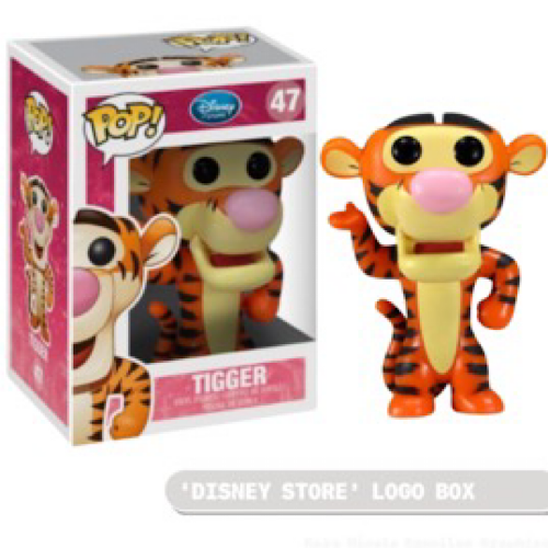 Tigger, Blue Disney Store Logo Box, #47, (Condition 6.5/10) – Smeye World