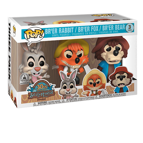 Br'er Rabbit/ Br'er Fox/ Br'er Bear, Disney Parks Exclusive, 3-Pack ...