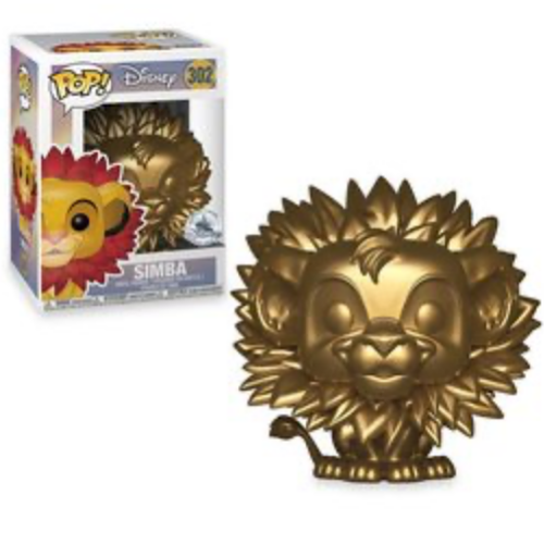 Simba, Leaf Mane, Gold, Disney Store Exclusive, #302, (Condition 7/10 ...